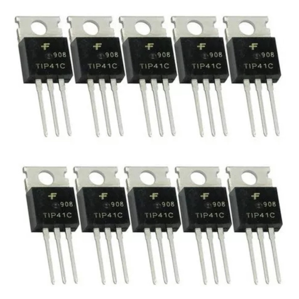 TIP41 Transistor NPN - TIP41C Para Projetos - Kit 10 Peças | Shopee Brasil