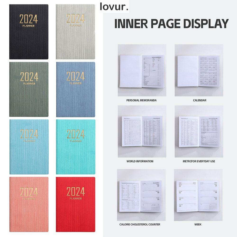 LOVUR 2024 Agenda Book , A7 Pocket Diary Weekly Planner , Portátil Com ...