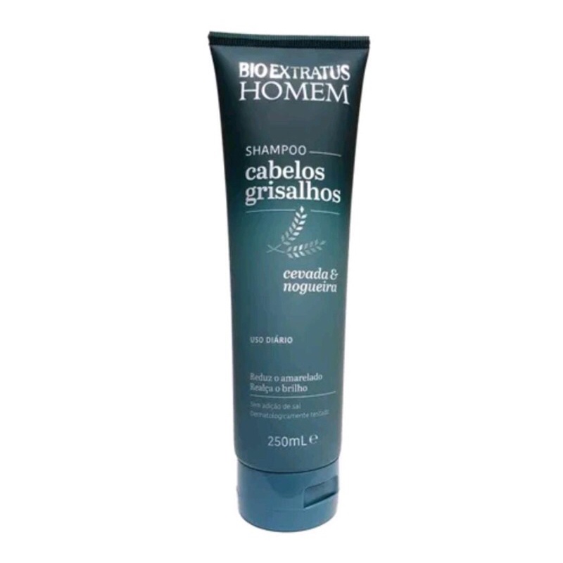 Shampoo Homem Cabelos Grisalhos Bio Extratus 250ml | Shopee Brasil
