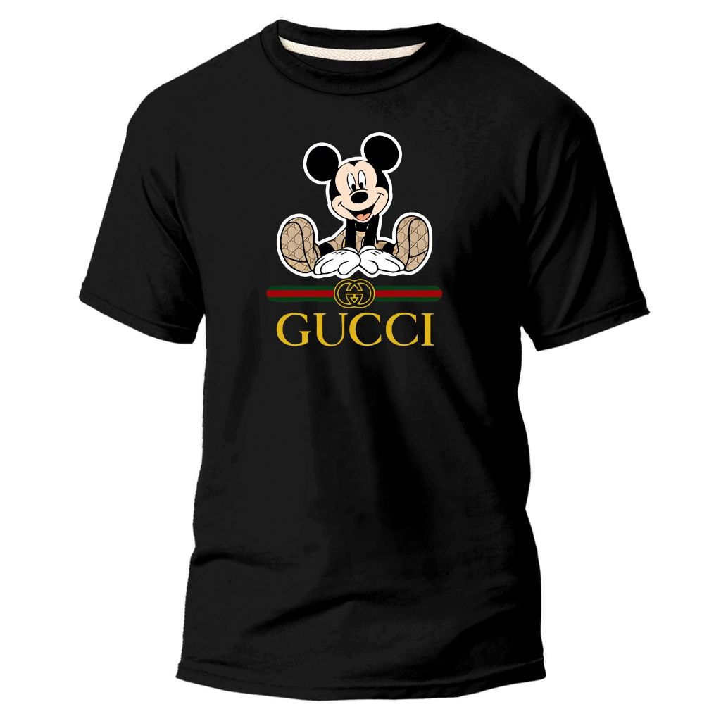 CAMISETA MASCULINA E FEMININA "GUCCI MICKEY MOUSE" VARIAS CORES ...