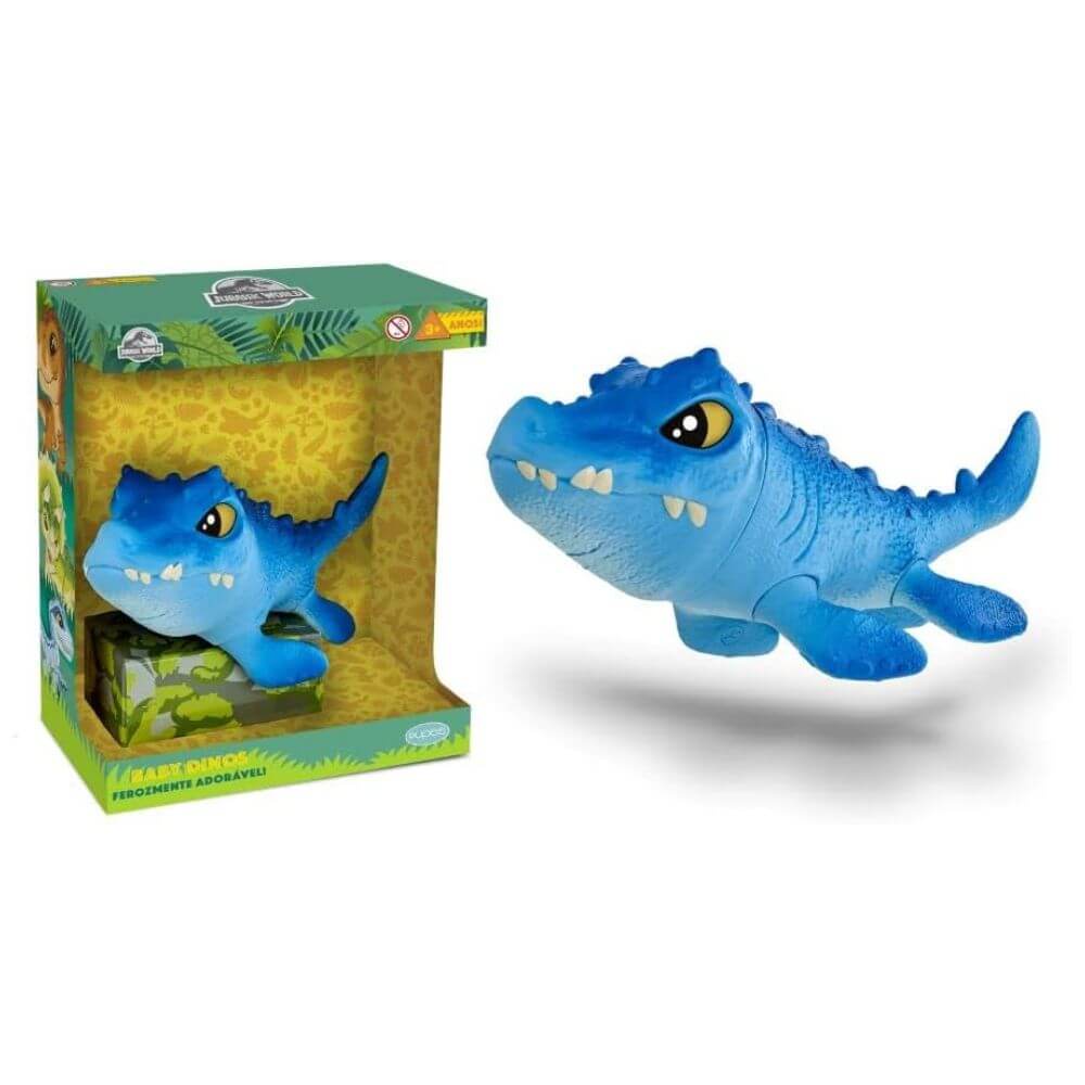 Dinossauro Baby Dinos Jurassic World - Mosasaurus 29cm - Pupee | Shopee ...