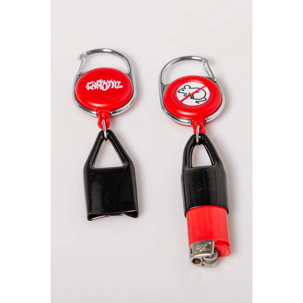 Chaveiro Plástico Porta Isqueiro Retrátil Anti Rato Pequeno e Grande ...