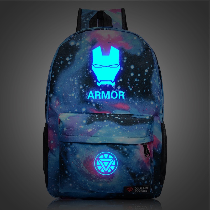 Homem de Ferro Marvel Avengers mochila mochila mochila mochila mochila ...