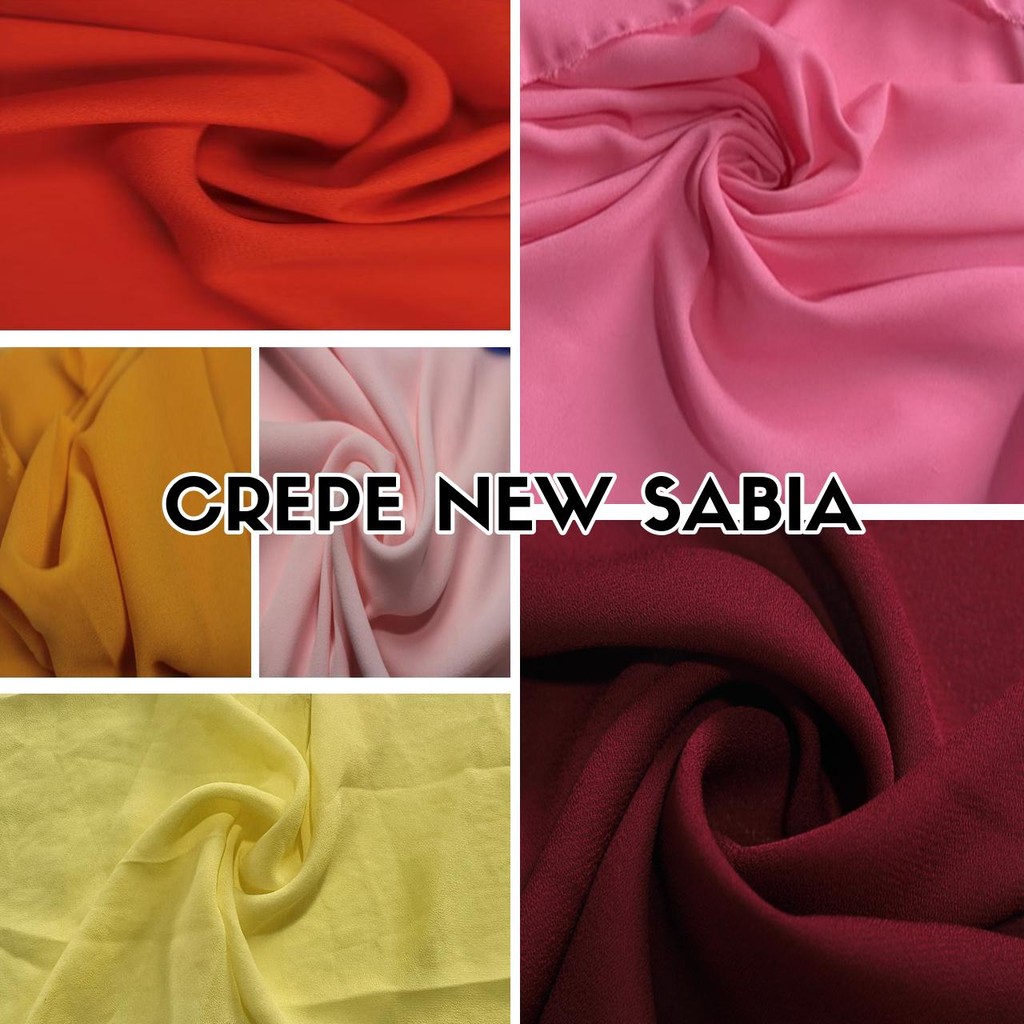 5 Metros Tecido Crepe New Sabia Crepe Georgete Liso GGT (5m x 1.45m ...
