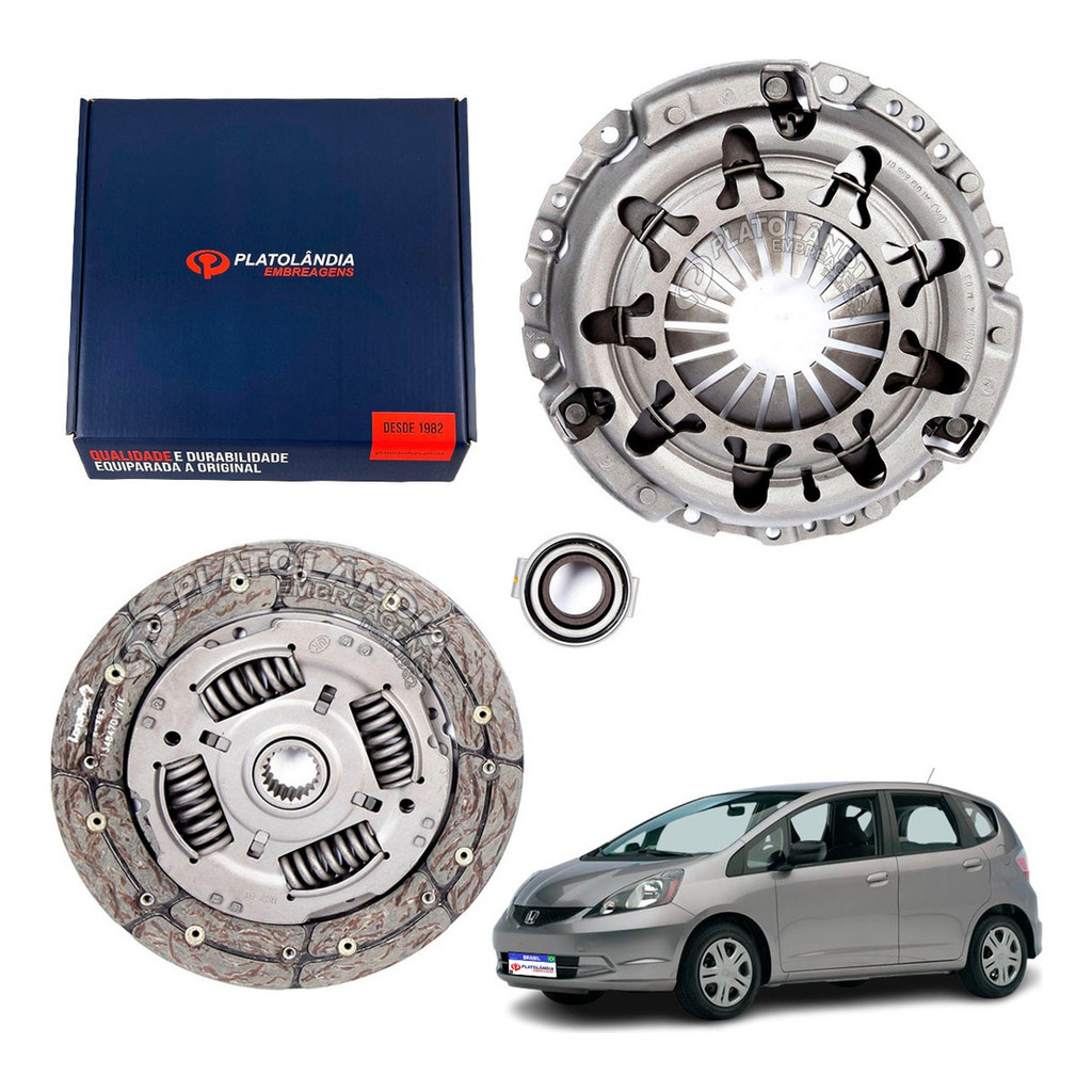 Kit Embreagem Honda Fit 1.4 - 2004 2005 2006 2007 2008 2009 novo | Shopee Brasil
