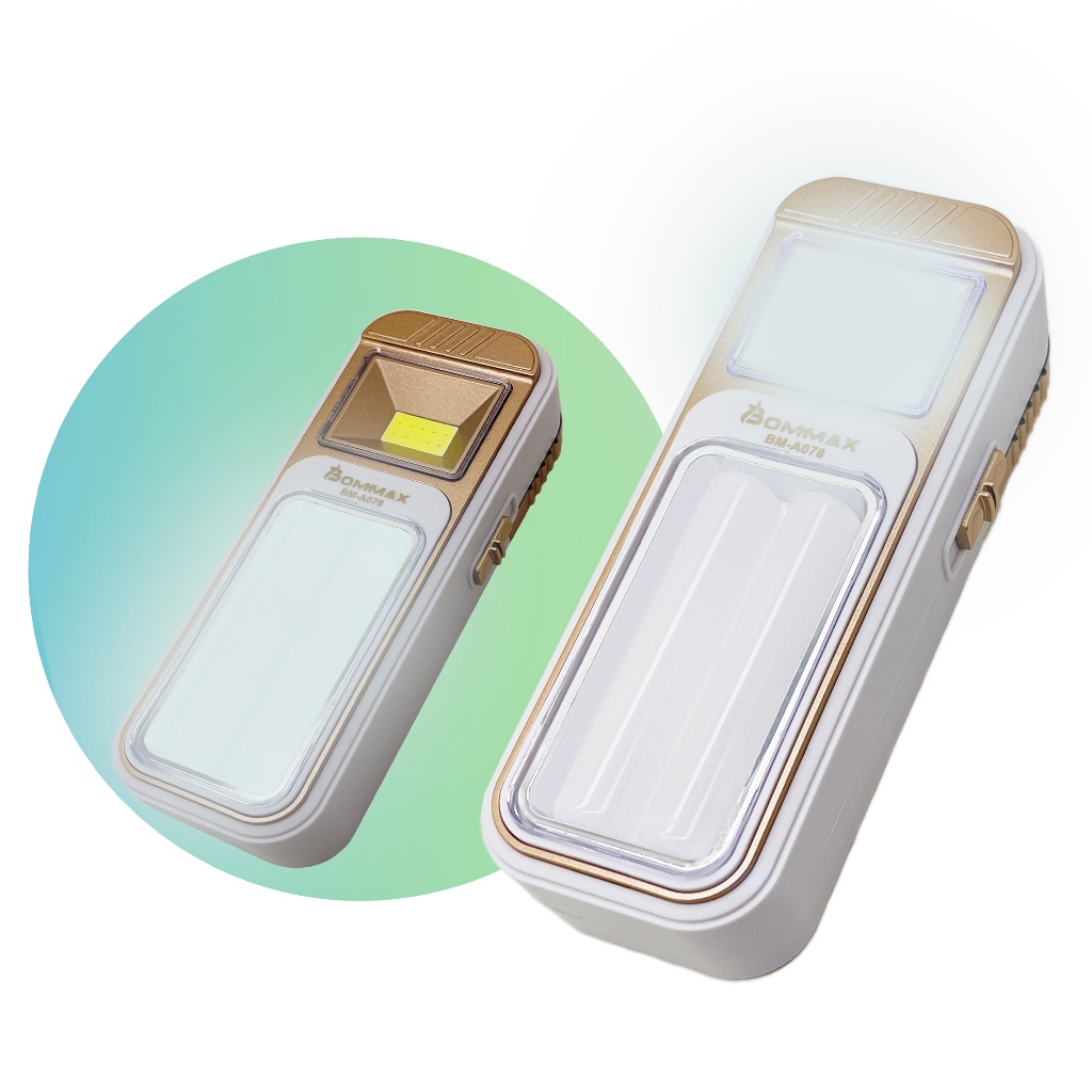 Luz de Emergência c/Carregamento Solar - Bommax A078 | Shopee Brasil