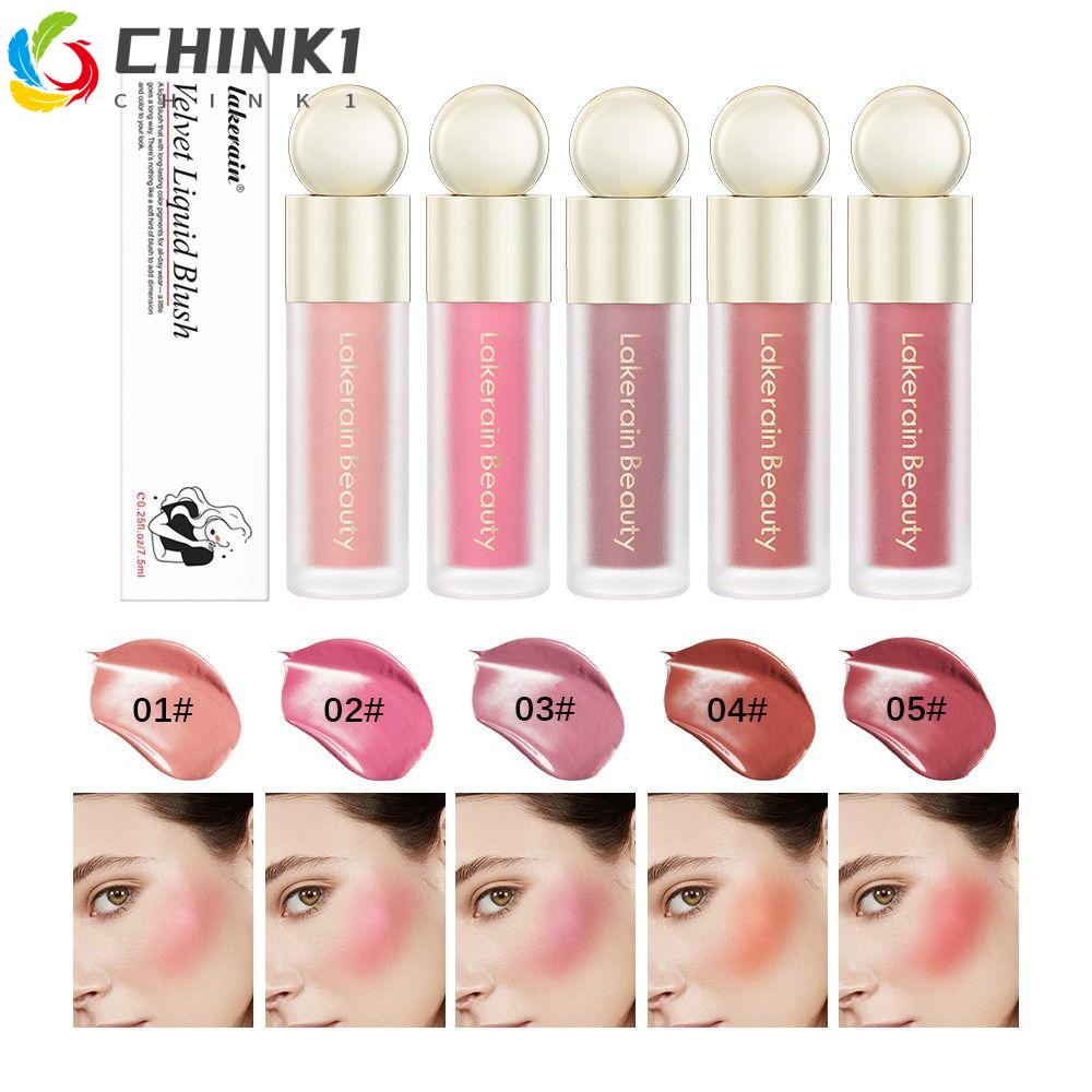 CHINK Liquid Blusher Fácil De Misturar Face Natural Uso Duplo Para ...