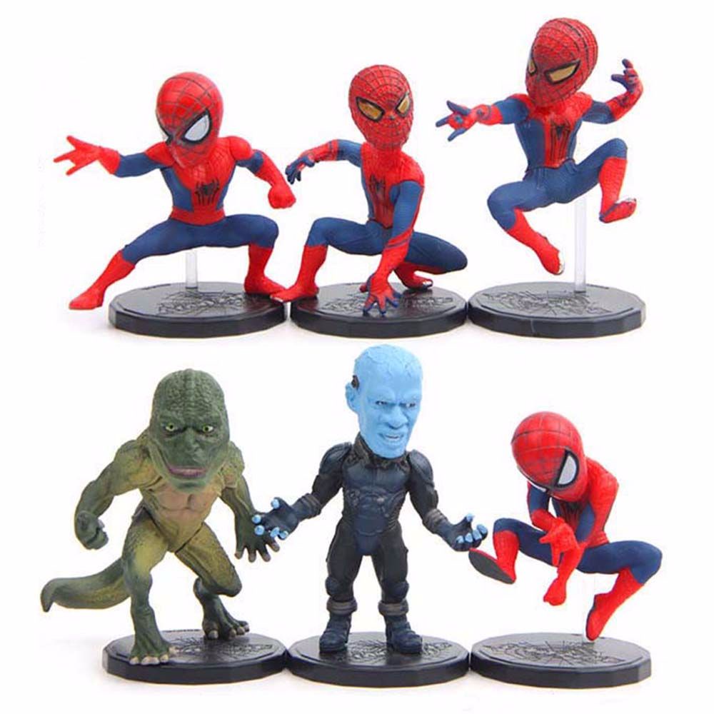 Boneco Homem Aranha Spider Man Action Figure Miniatura Marvel | Shopee ...