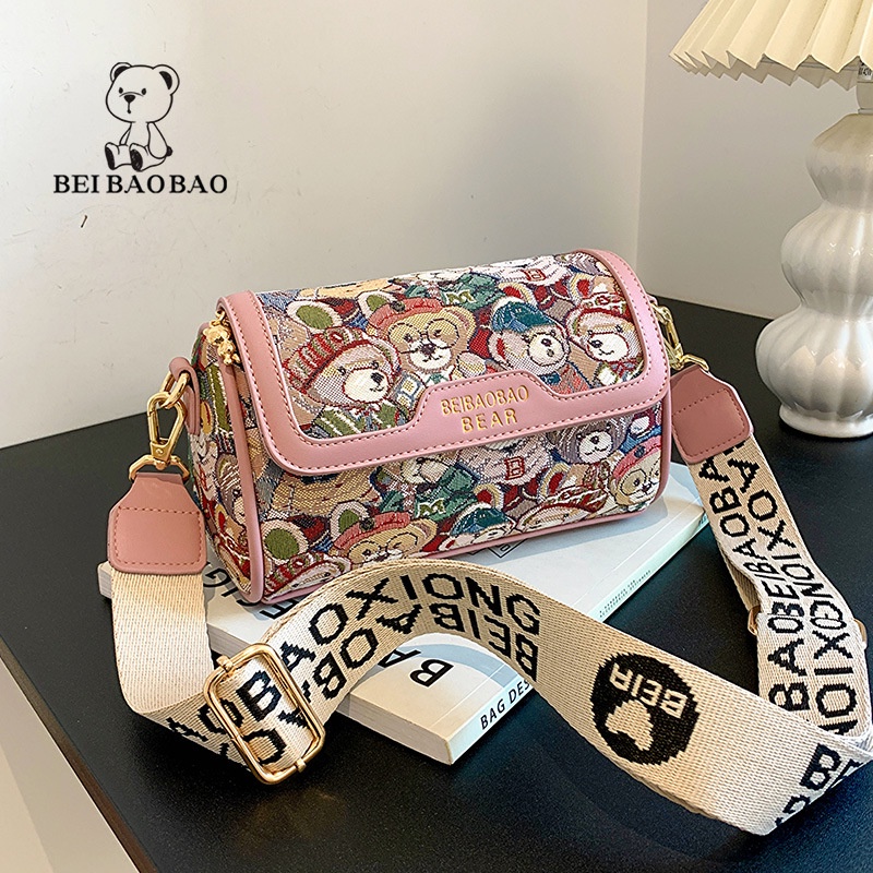 Beibao Baobao nicho design original dos desenhos animados bolsa de urso ...