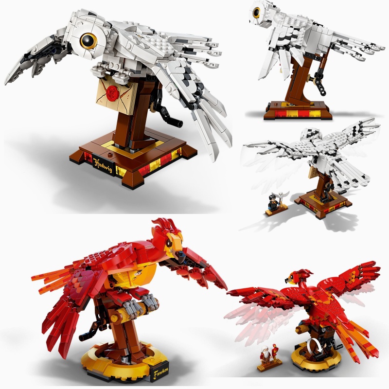 Lego Harry Potter Lego 75979 Hedwig phoenix Fawkes Compatível Com Os ...