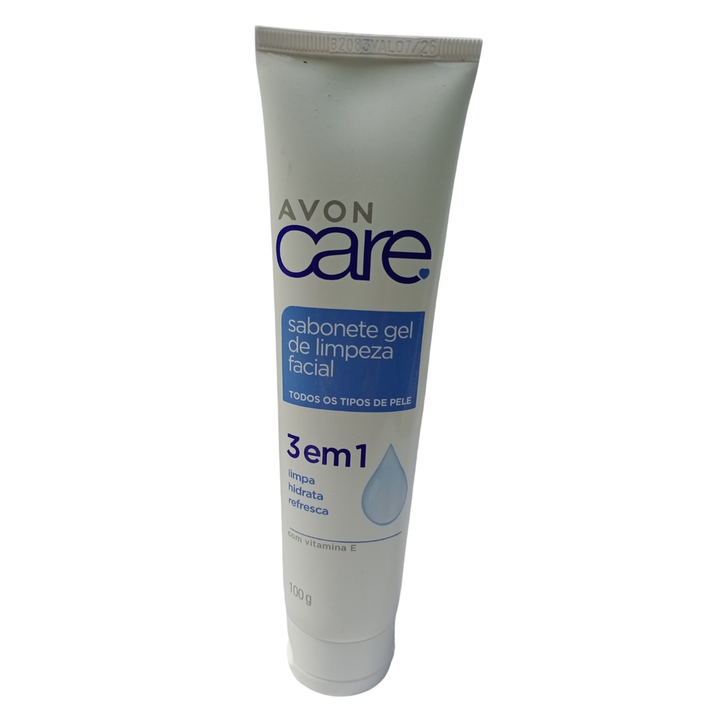 SABONETE GEL DE LIMPEZA FACIAL 3 EM 1 AVON CARE 100g | Shopee Brasil