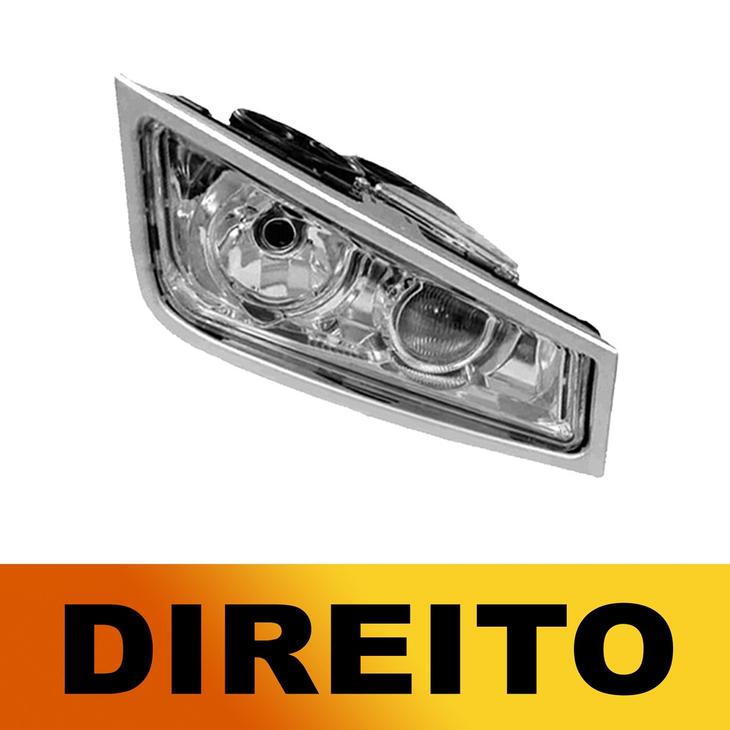 FAROL AUXILIAR VOLVO FH12 FH16 COM MOLDURA LADO DIREITO NUMERO DE PEÇA ...