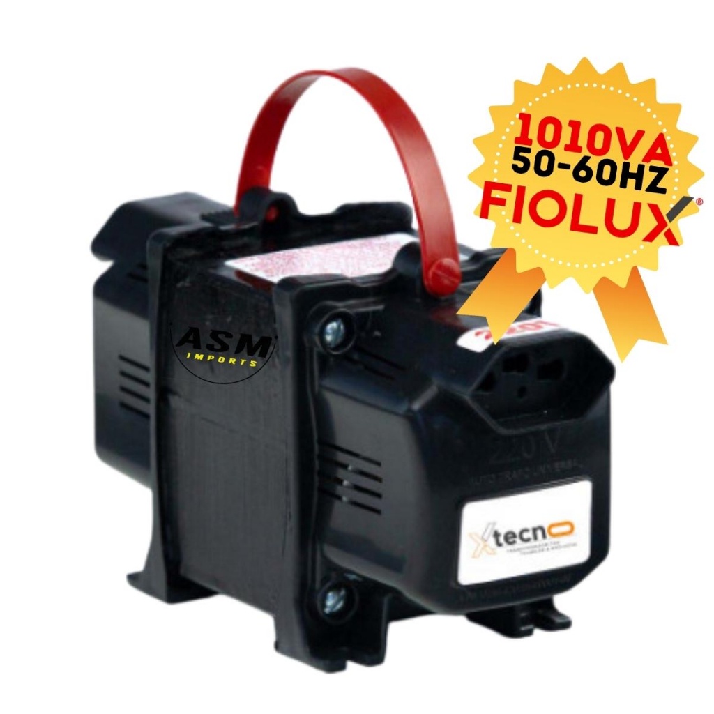 Auto Transformador 1010VA Bivolt Fiolux Tecno Com Tomadas 2 em 1 Conversor | Shopee Brasil