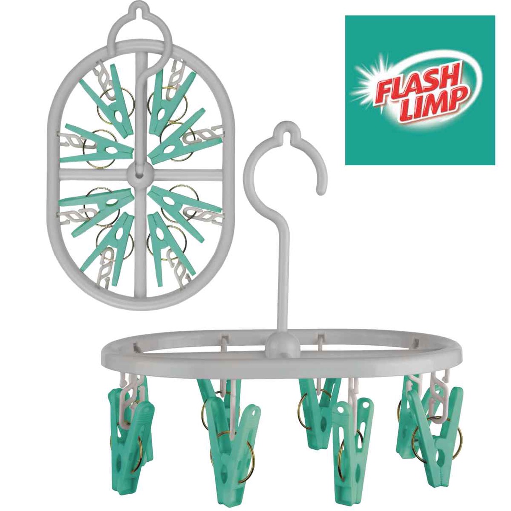 MINI VARAL OVAL FLASH LIMP COM 8 PRENDEDORES 14x22x20cm | Shopee Brasil