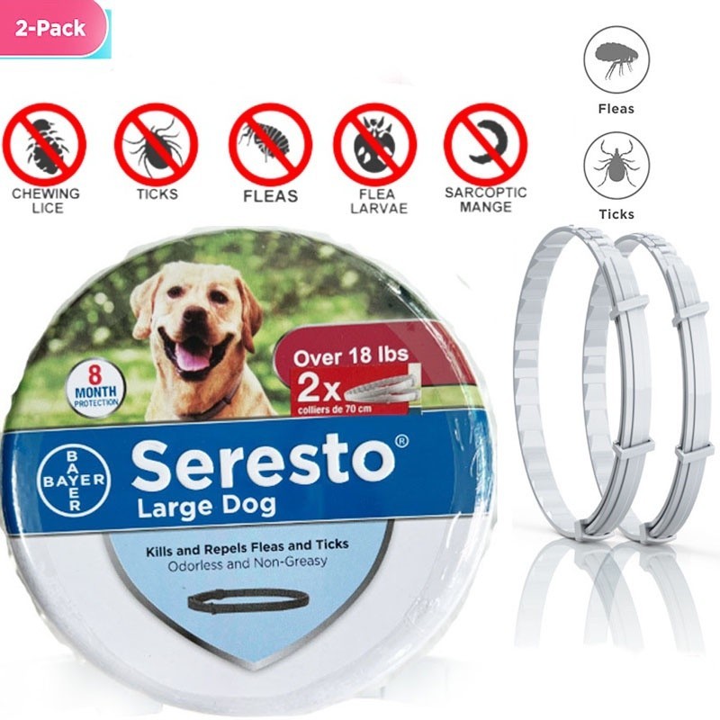 Nova Coleira Bayer Seresto Contra Pulgas E Carrapatos Gatos Cães 2 ...
