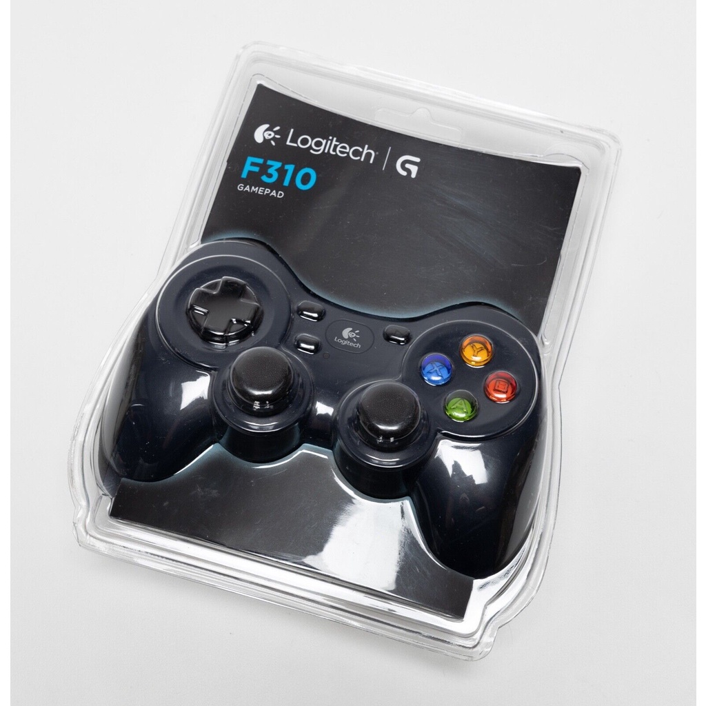 Controle de Jogos com fio Logitech F310 para PC e TV - Preto | Shopee ...