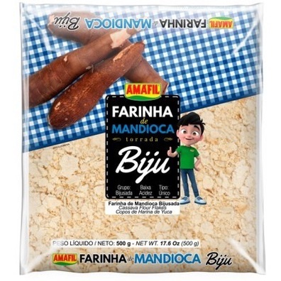 Farinha De Mandioca Biju Amafil 500g | Shopee Brasil