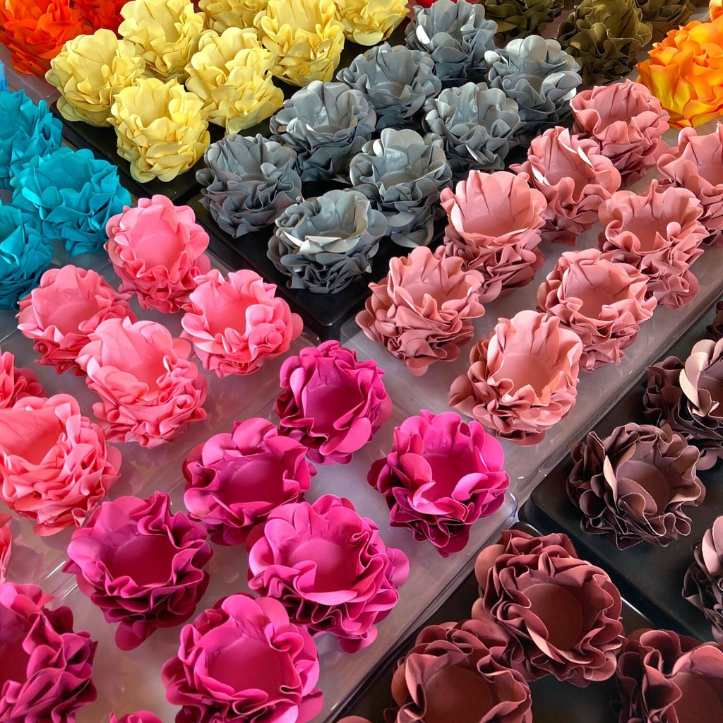 forminha para doces finos flor festa de casamento luxo aniversário ...