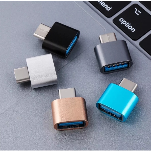 Adaptador Conector Otg Usb Para Tipo C | Shopee Brasil