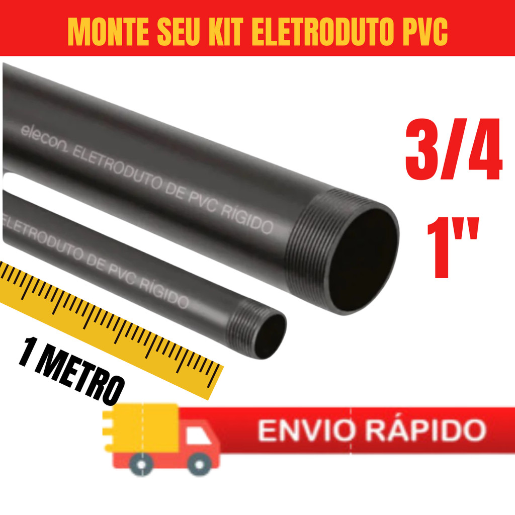 Imagem do produto Conduite Eletroduto de Sobrepor 3/4 Polegadas 1 ...