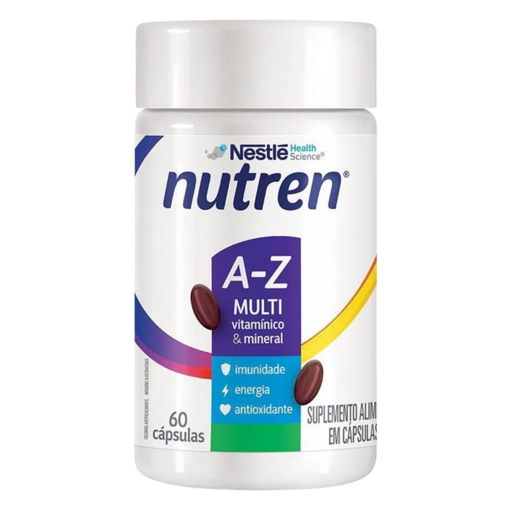 Nutren A-Z Multi 60 Capsulas Suplemento Alimentar Nestle(Imunidade ...