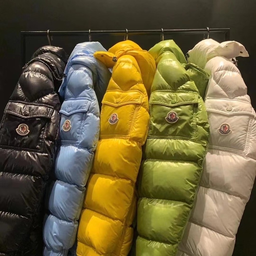 Moncler2025 Jaqueta de Penas Curta Masculina e Feminina do Mesmo Estilo ...