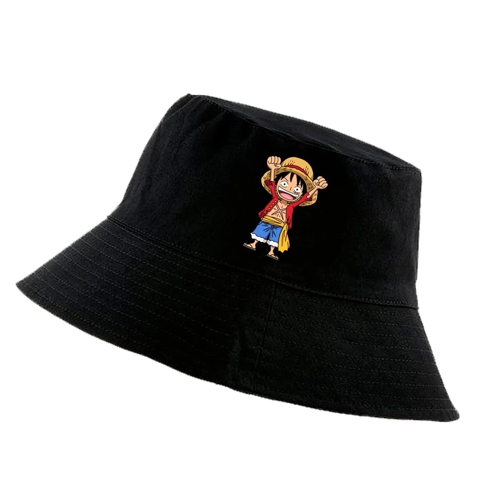 Unissex One Piece Luffy Chapéu Bucket Hat | Shopee Brasil