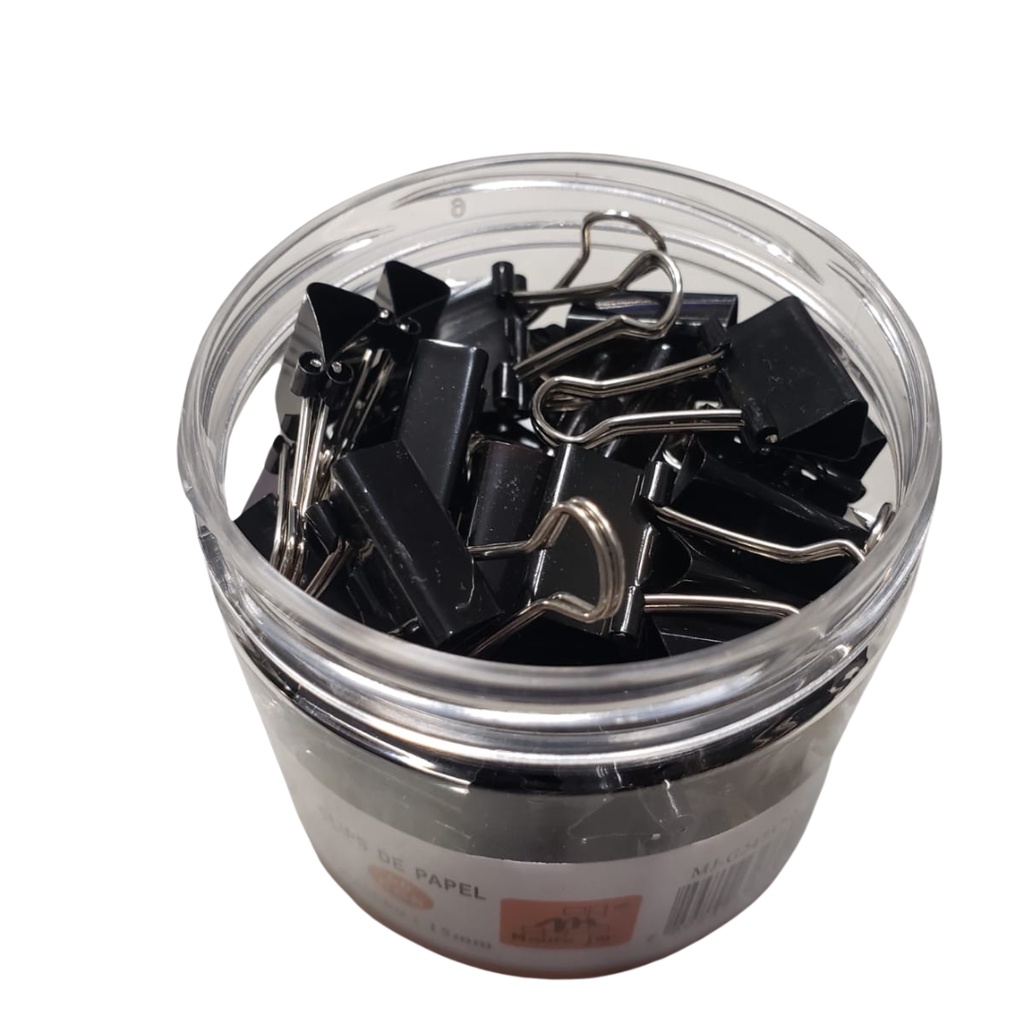 Kit 60 Clips em metal para Papel 15mm | Shopee Brasil