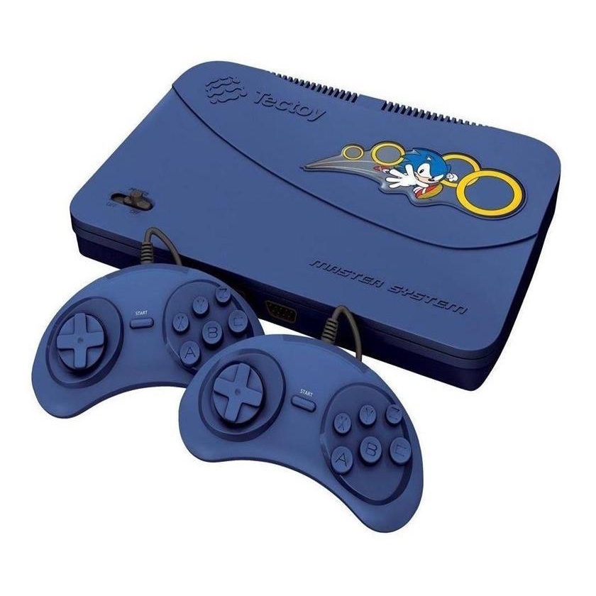 Console Tectoy Sega Master System Evolution Azul 132 Jogos | Shopee Brasil