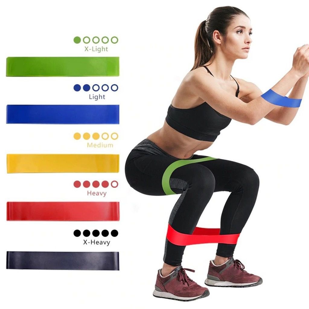 Kit 5 Mini Bands Faixas Funcional Exercícios Fitness | Shopee Brasil