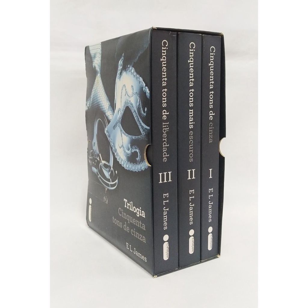 Box Trilogia Cinquenta Tons de Cinza - 3 Volumes | Shopee Brasil