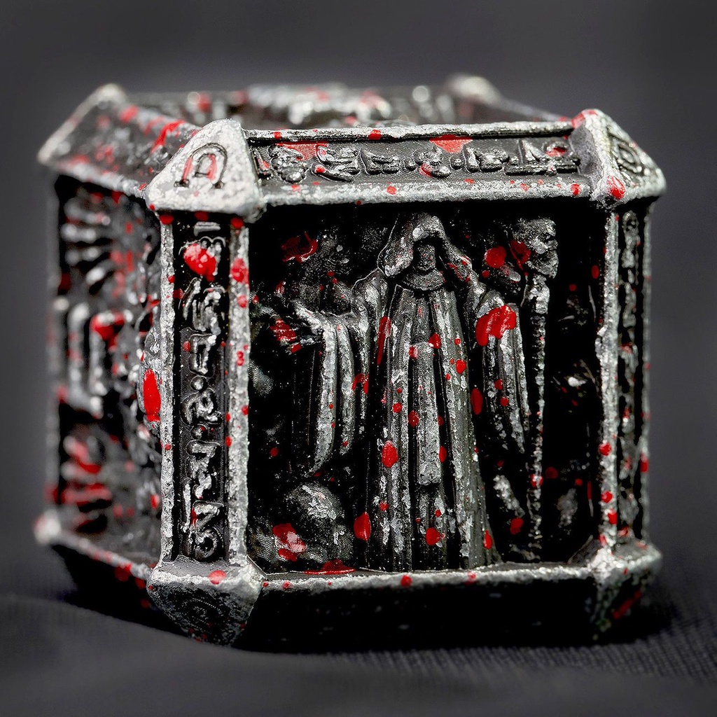 Cthulhu Metal Solid Witcher Dice TRPG Running Group DND Dragon and ...