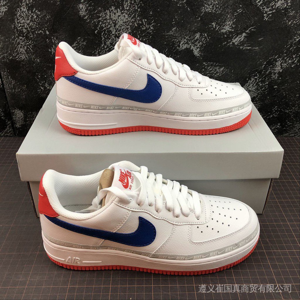 Nike Air Force 1'07 AF1 Homens das Mulheres Sports MO2B sapatos curtos ...
