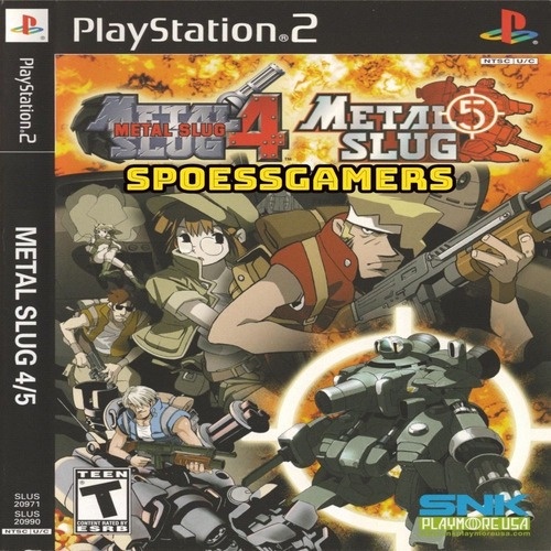 Metal Slug 4 E 5 Ps2 (2 Dvds Tiro ) Patch . | Shopee Brasil