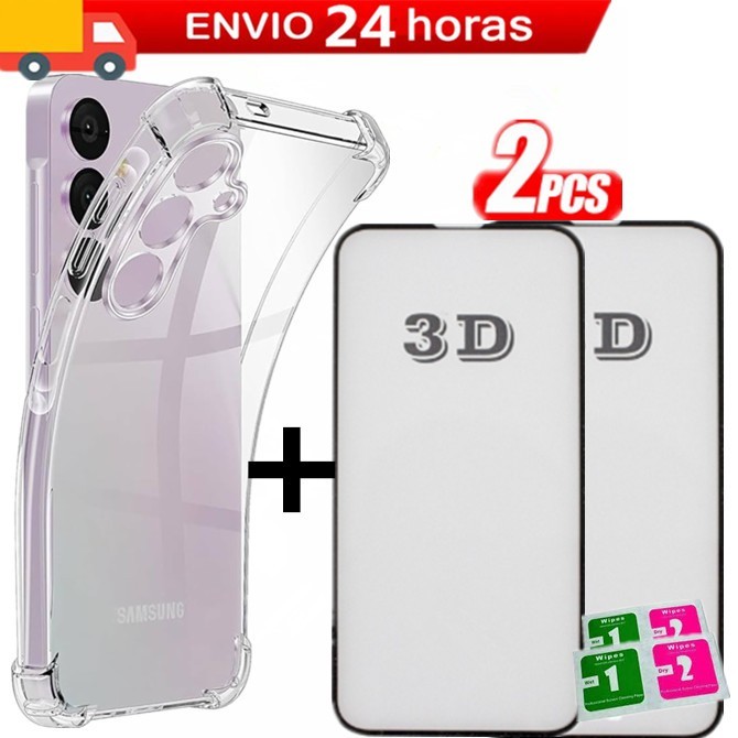 KIT Capa Capinha Anti Impacto + 2 Peliculas 3d Para Samsung A05 A05S A15 A25 A35 A55 | Shopee Brasil