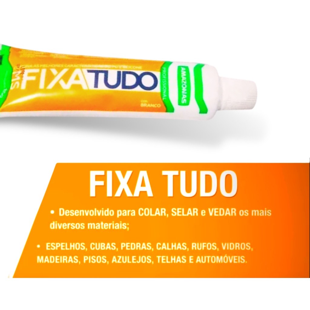 Conjunto de 5 Colas Fixa Tudo Amazonas 85g - Cola Resistente até ...
