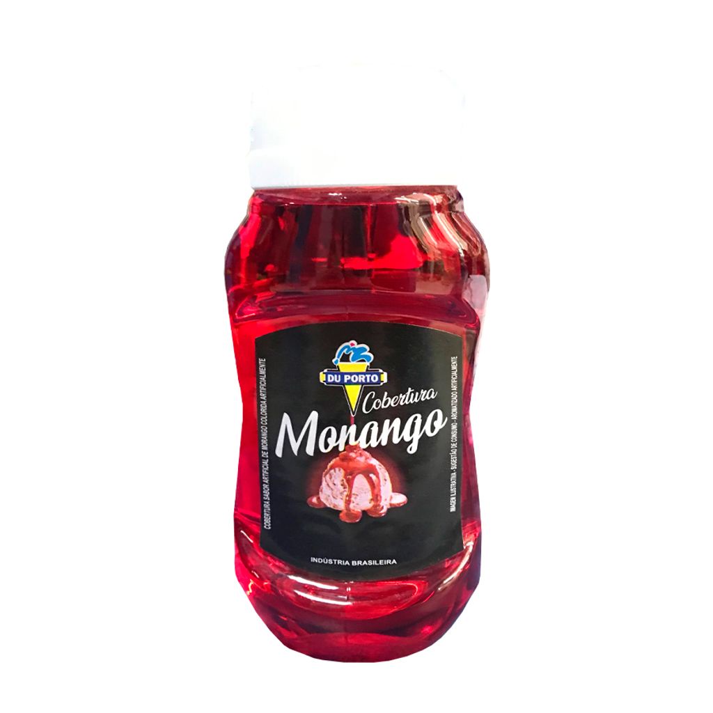 Cobertura Sabor Morango 270Gr - Du Porto | Shopee Brasil