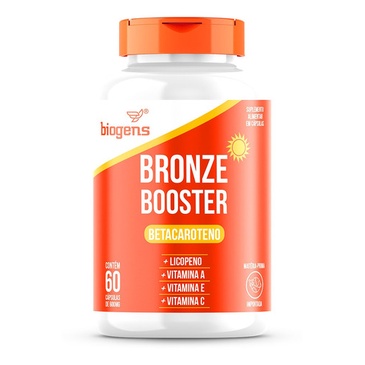 Bronze Booster, Betacaroteno, Licopeno, 60 Cápsulas, Biogens | Shopee ...