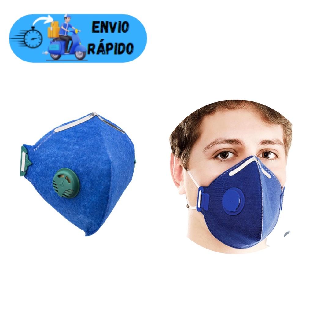 Kit 30 MASCARAS DESCARTAVEL RESPIRADOR DELTA PFF3 COM VALVULA PRO FACE ...