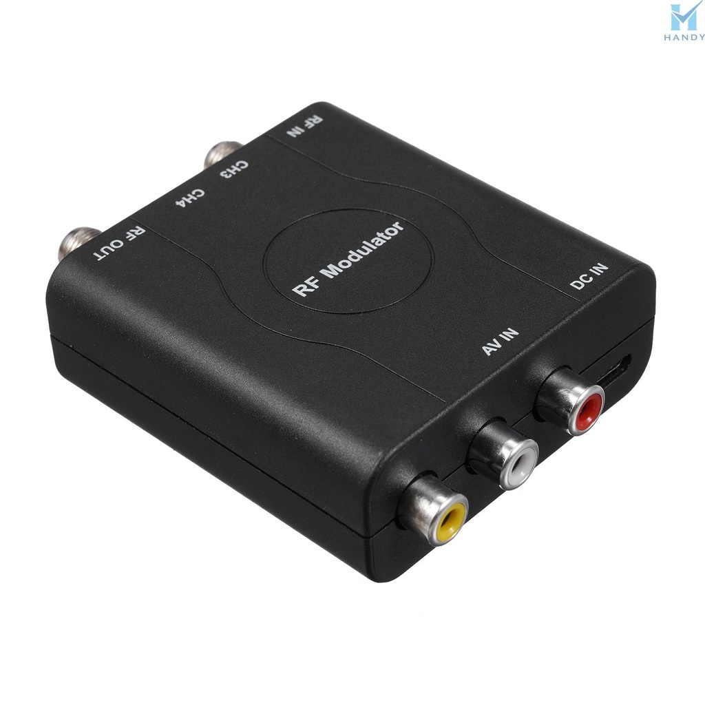 VHF Demodulator Converter for Analog TVs - RF Modulator AV to RF ...