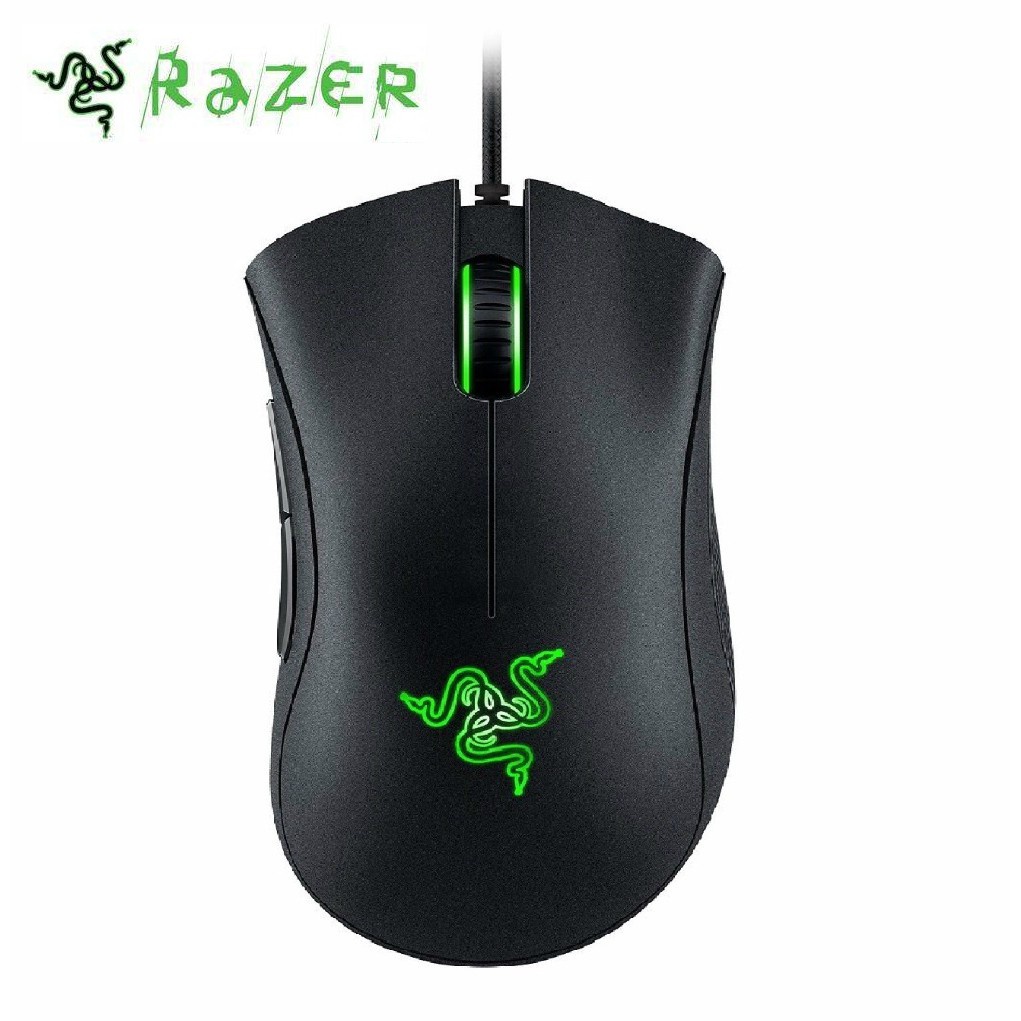 Razer DeathAdder Chroma Gaming Mouse 10000 DPI 16.8M Cor RGB LED USB ...