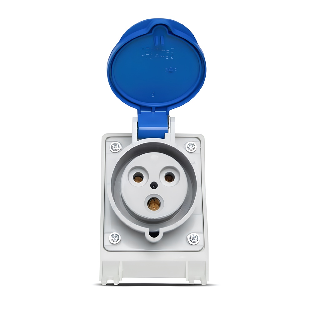 Tomada De Embutir 2p+t 16a 200/250v Azul - N3046 - Steck | Shopee Brasil