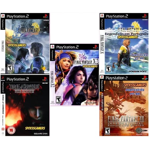 5 Jogos ps2 Final Fantasy ps | Shopee Brasil