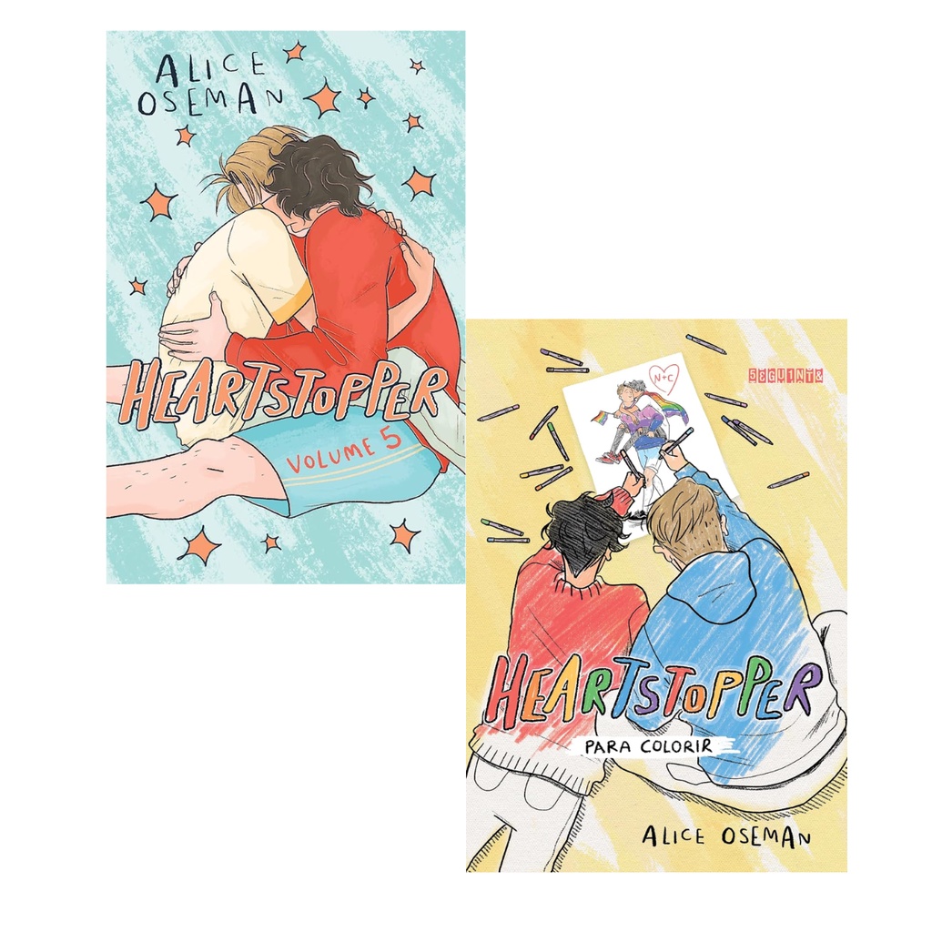 Heartstopper Volume 5 + Heartstopper Para Colorir - Alice Oseman - 2 ...