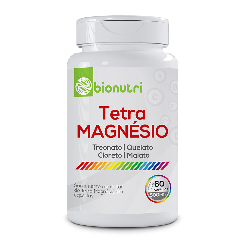 TETRA MAGNESIO BIONUTRI 60 CAPS 500 MG | Shopee Brasil