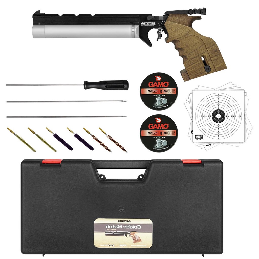 Pistola Pressão PCP FXR PP20 Golden Match 4.5 +Kit d Limpeza | Shopee ...