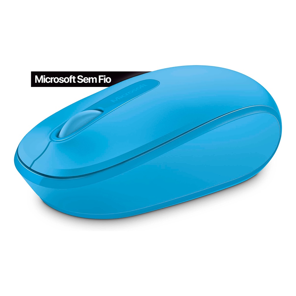 Mouse Microsoft Sem Fio Óptico Nano USB - Azul - Com DPI 1000 - 3 ...