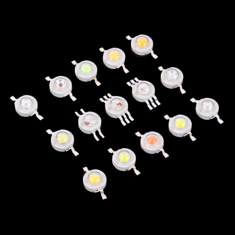 50pcs 1W 3W 5W Lâmpadas LED De Alta Potência Diodos Full Watt Branco ...