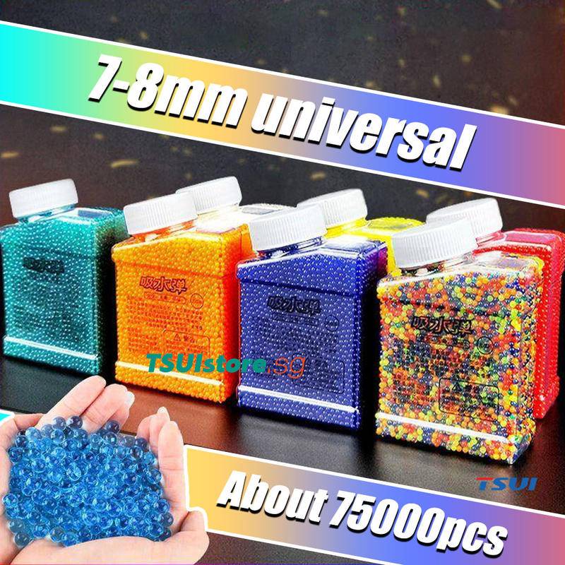 75000PCS Esferas De Água Misturar Lama Cristal Hidrogel Gel Polimérico Bolas De Geleia Home ...