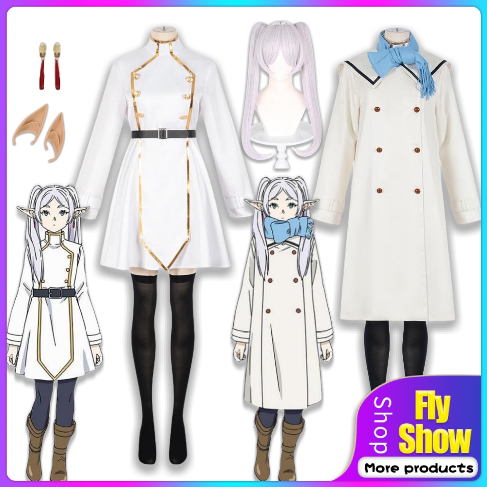 Frieren Cosplay Fantasia Anime No Funeral Fantasias De Natal De ...